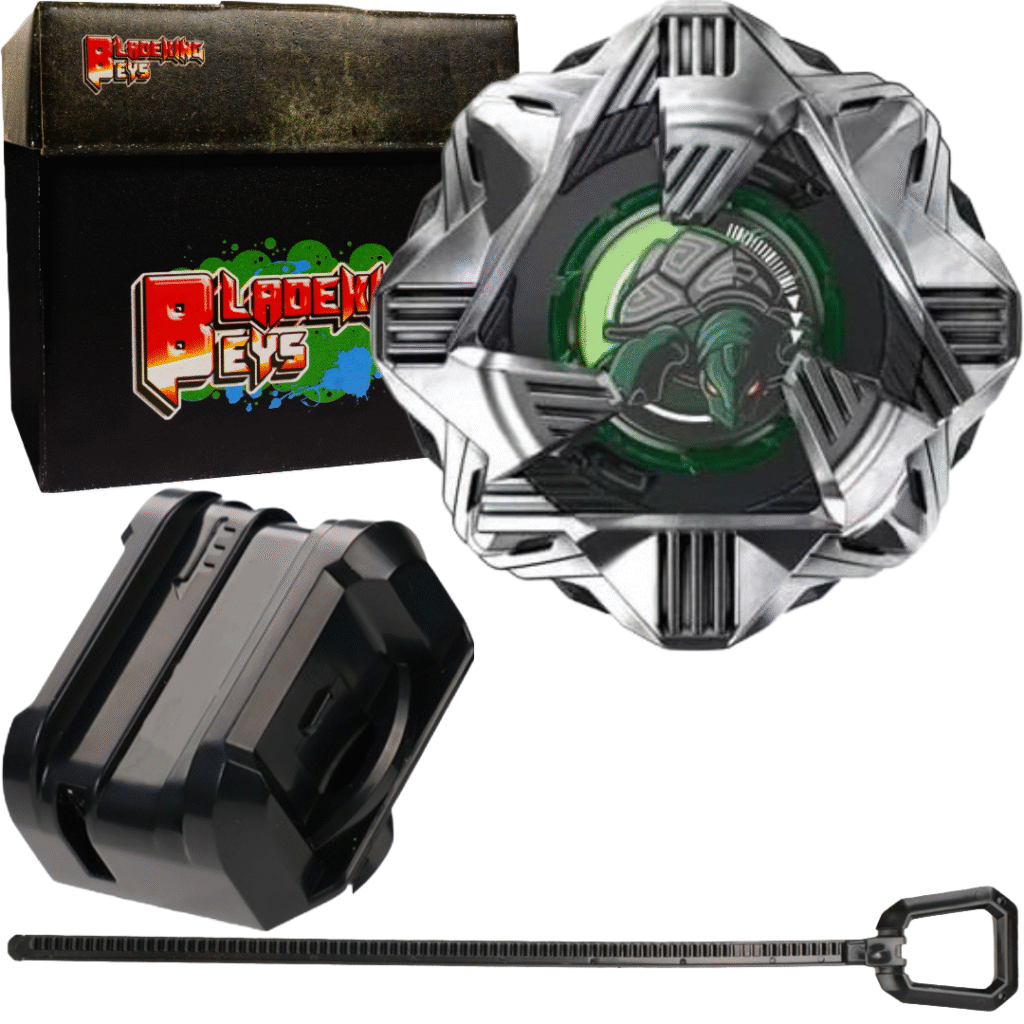 BLADEKING BEYS Launcher Kit- BX-35 Black Shell 4-60D + Small Winder ...